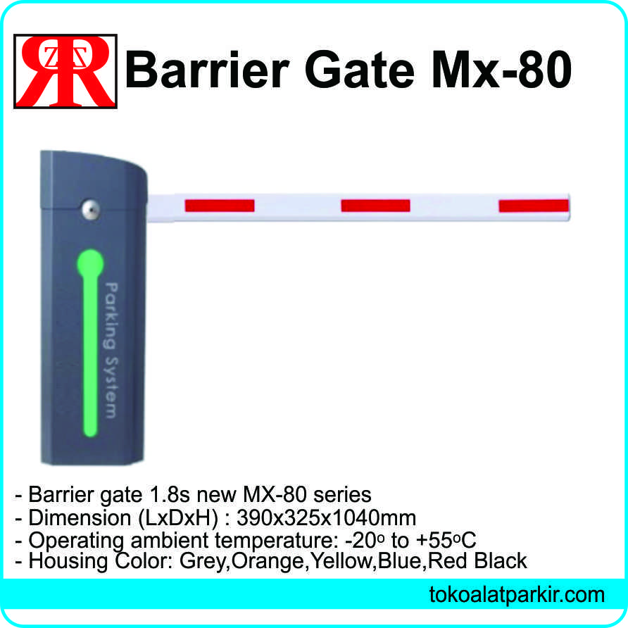 Barrier Gate MX 80 – Toko Alat Parkir